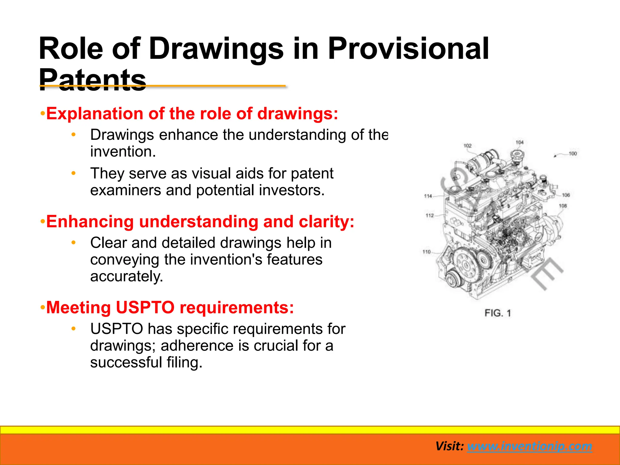 Provisional patent drawings in USA | InventionIP | PPTX