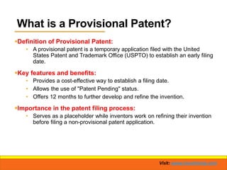 Provisional patent drawings in USA | InventionIP | PPT