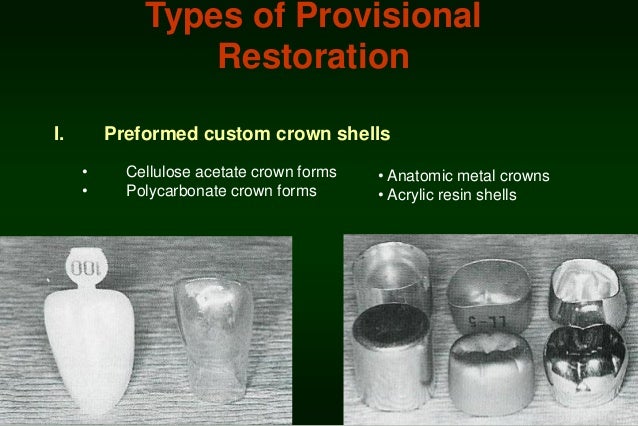 Provisional restoration