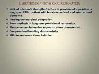 Provisional restoration | PPTX