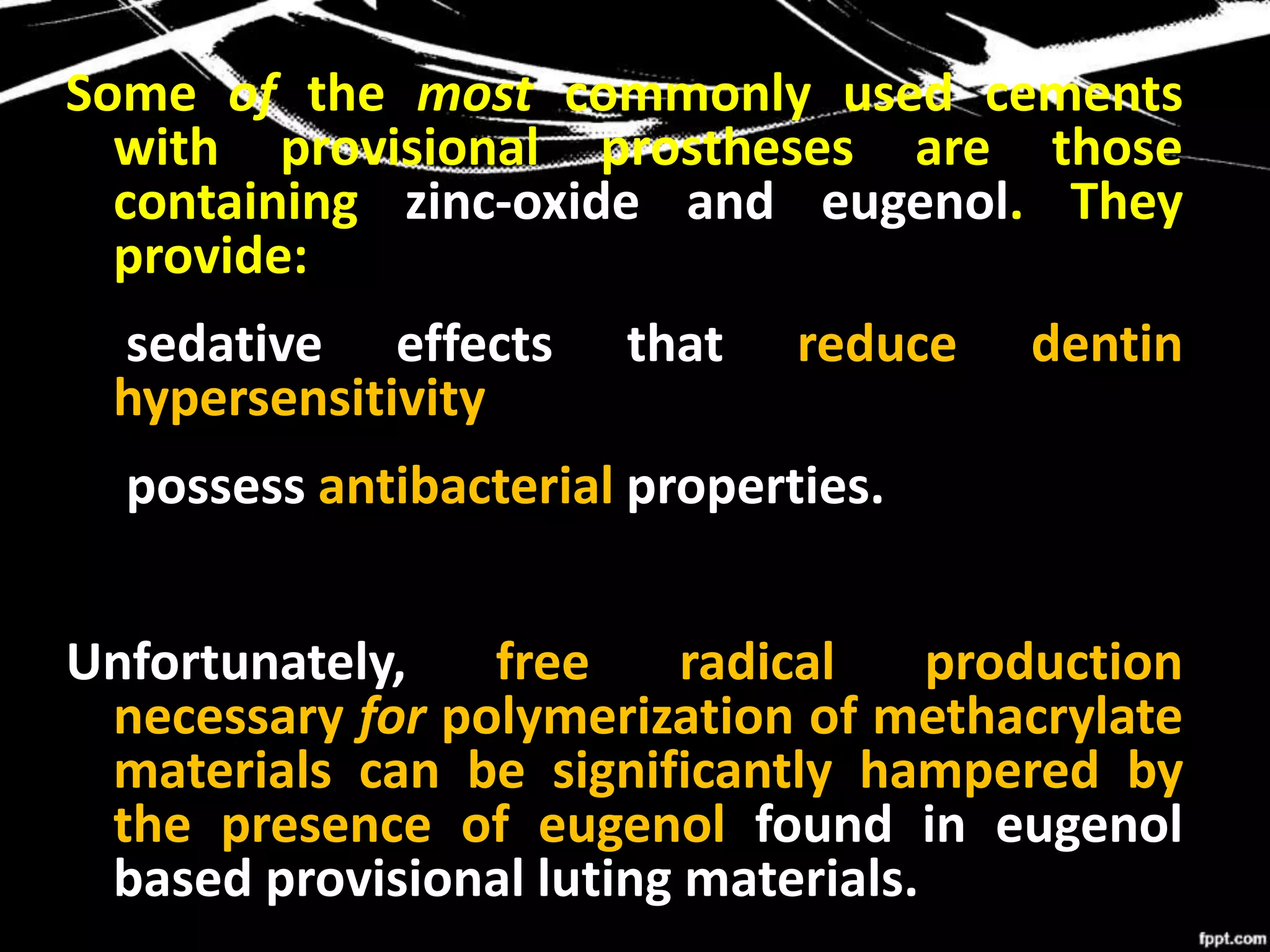 Provisional restoration in fixed partial denture | PPTX