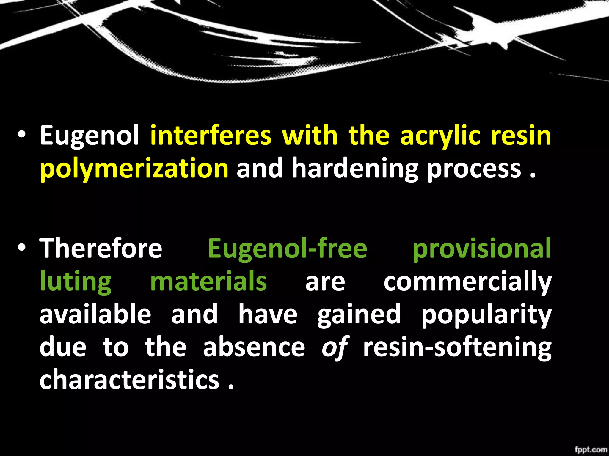 Provisional restoration in fixed partial denture | PPTX