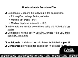 Provisional tax slides.ppt