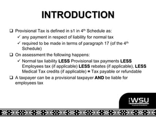 Provisional tax slides.ppt