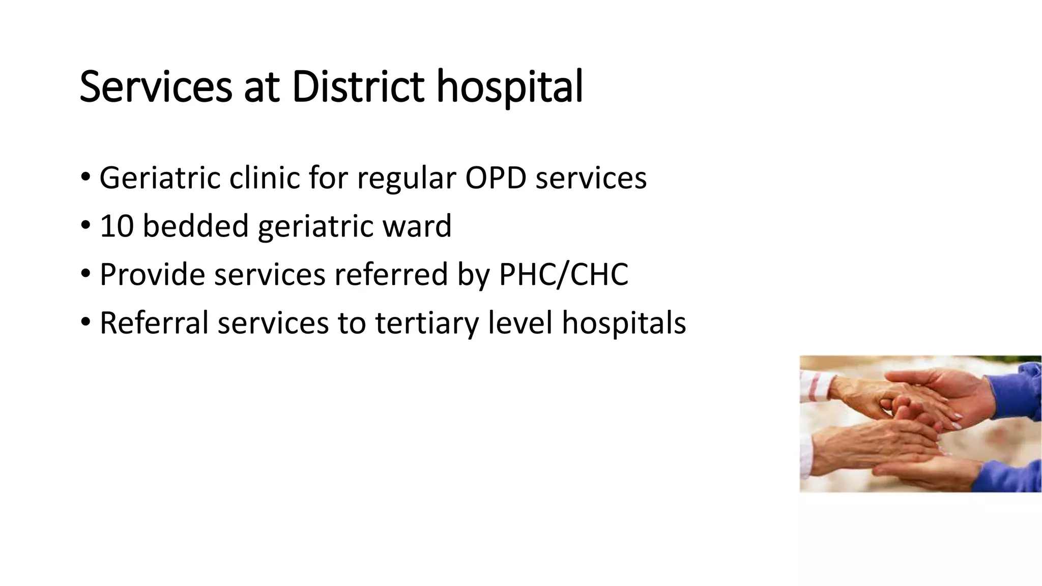 Provision and programmes for the elderly | PPTX