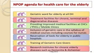 Provision and programmes for the elderly | PPTX