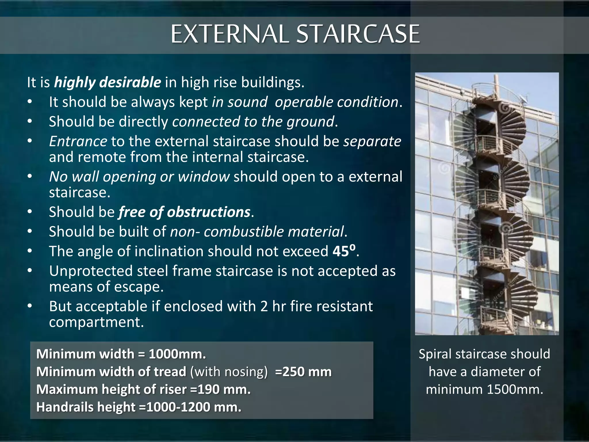 Provision for fire protection in high rise buildings | PPTX