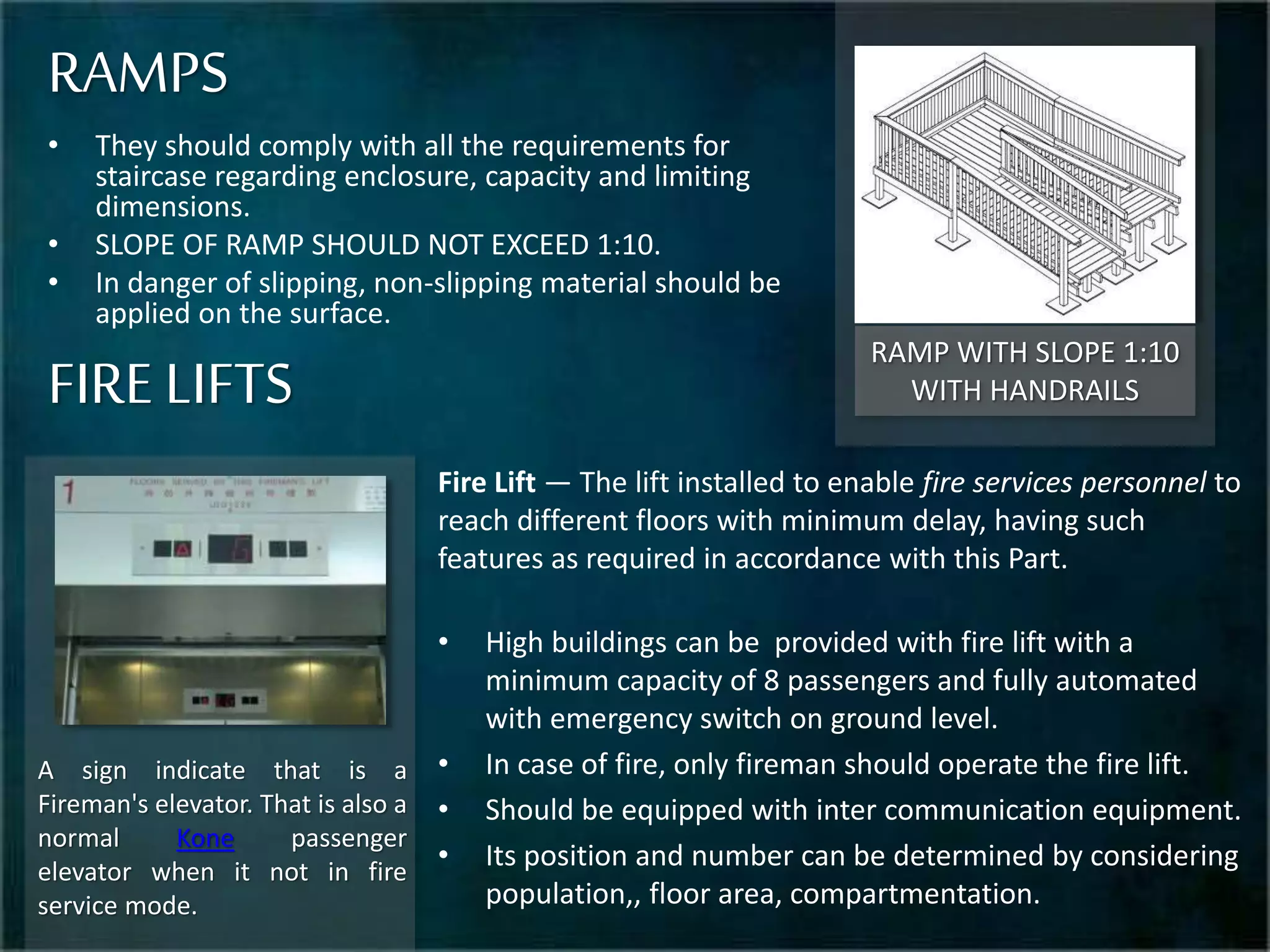 Provision for fire protection in high rise buildings | PPTX
