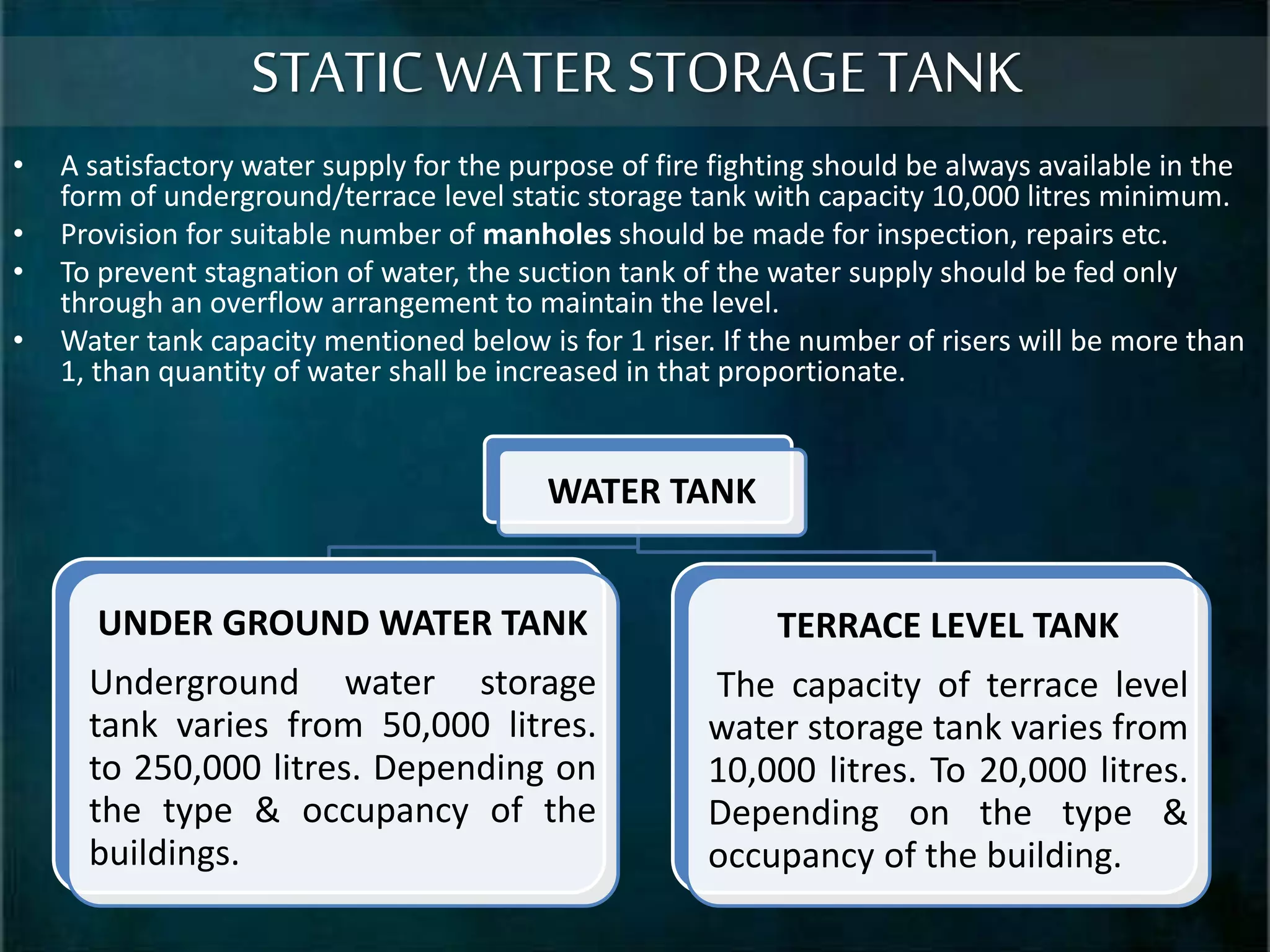 Provision for fire protection in high rise buildings | PPTX