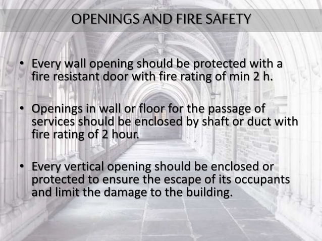 Provision for fire protection in high rise buildings | PPTX | Indoor Environmental Quality ...