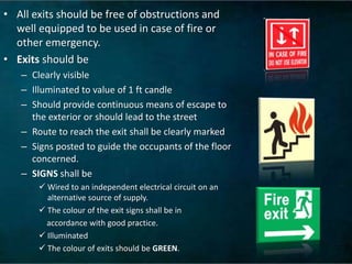 Provision for fire protection in high rise buildings | PPTX
