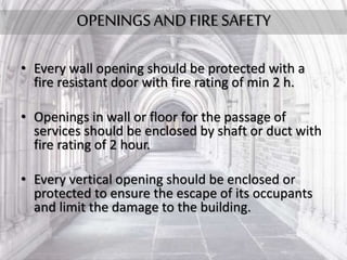 Provision for fire protection in high rise buildings | PPT