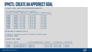 Provision Intel® Optane™ DC Persistent Memory in Linux* | PPT