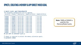 Provision Intel® Optane™ DC Persistent Memory in Linux* | PPT