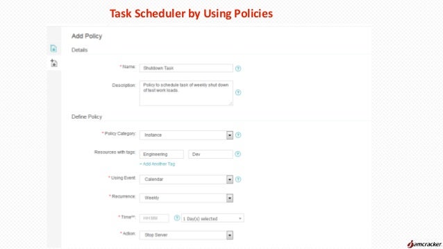 Automating Provisioning and Orchestration for Users with Policies Automating Provisioning and Orchestration for Users with Policies