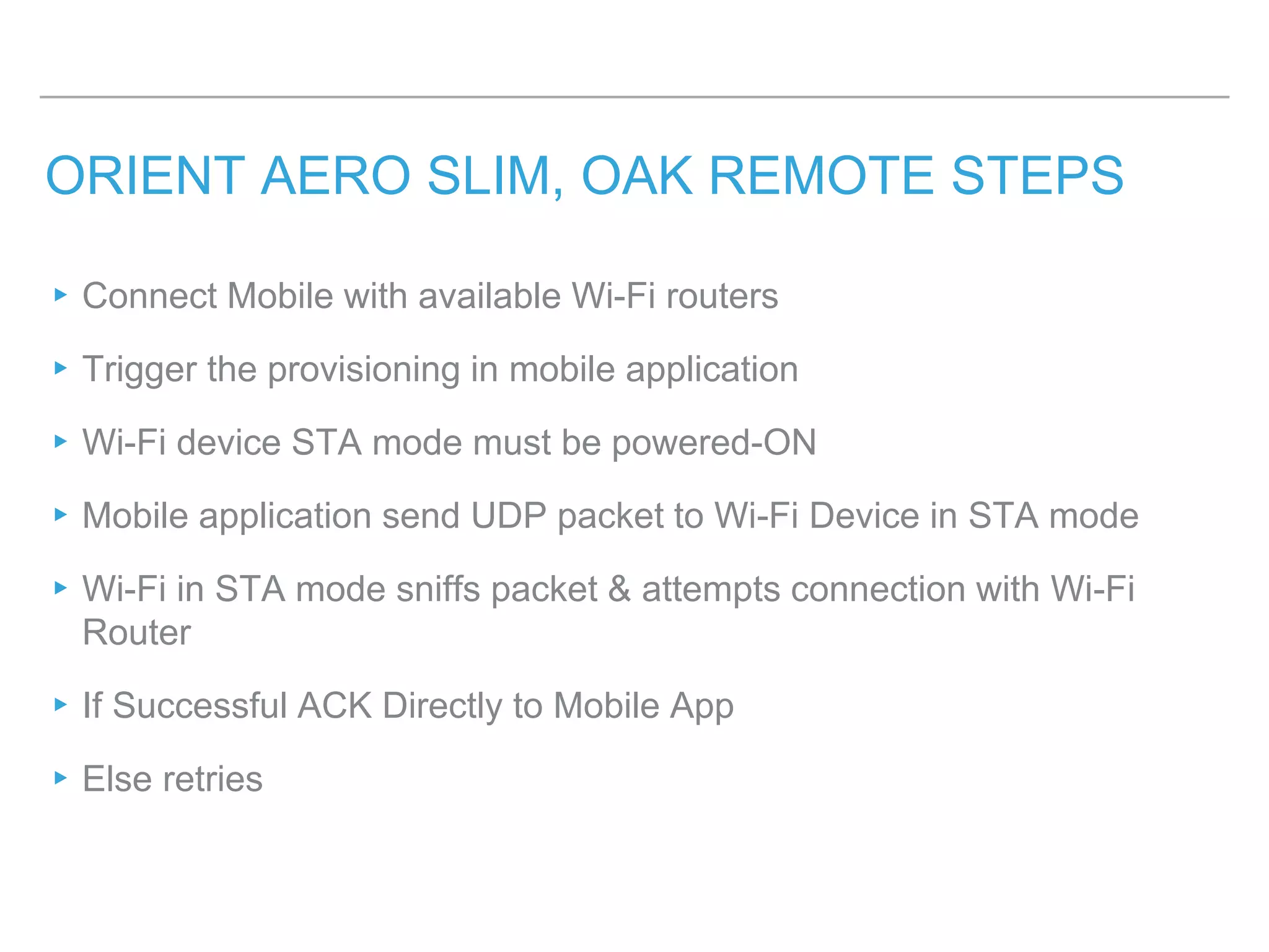 Provisioning of Wi-Fi enabled IOT devices | PPTX