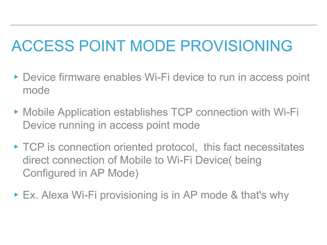 Provisioning of Wi-Fi enabled IOT devices | PPT