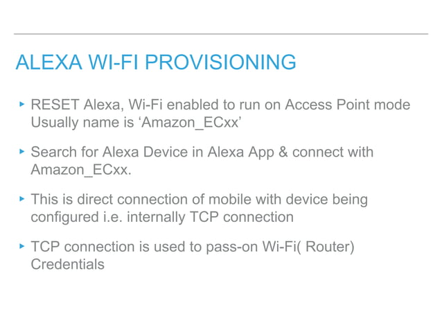 Provisioning of Wi-Fi enabled IOT devices | PPT