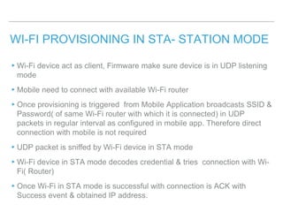 Provisioning of Wi-Fi enabled IOT devices | PPT