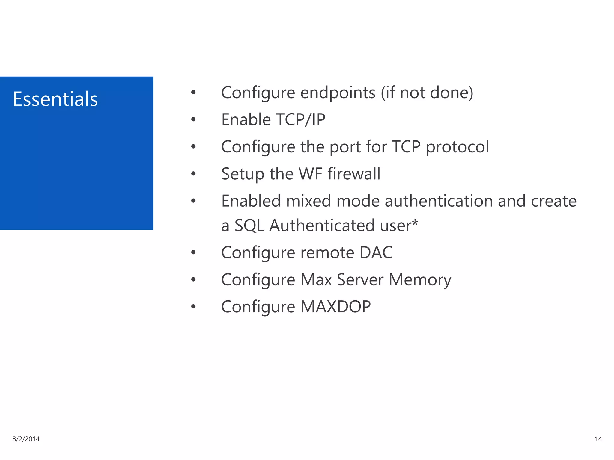 Provisioning Azure Virtual Machines to run SQL Server | PPT