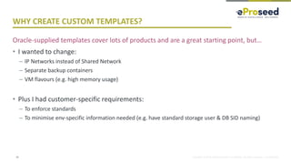 Provisioning with Oracle Cloud Stack Manager | PDF