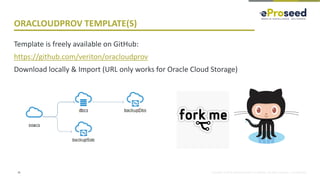 Provisioning with Oracle Cloud Stack Manager | PDF