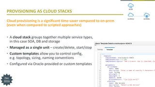 Provisioning with Oracle Cloud Stack Manager | PPT