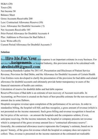 Provision of Doubtful debts and bad debt expense is an important est.pdf
