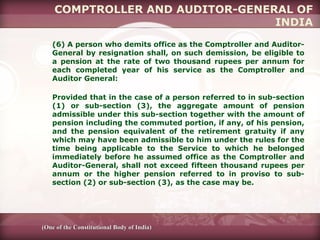Presentation on the Provisions of CAG's (DPC) Act, 1971 | PPT ...
