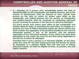 Presentation on the Provisions of CAG's (DPC) Act, 1971 | PPT ...