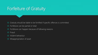 Provisions of gratuity act, 1972 | PPT