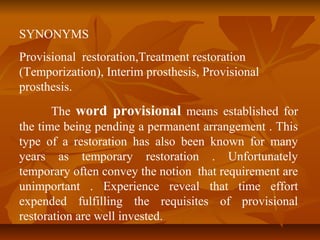 Provisonals | PPT
