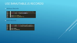 ProvJS: Six Months of ReactJS and Redux | PPTX | Web Development | Internet