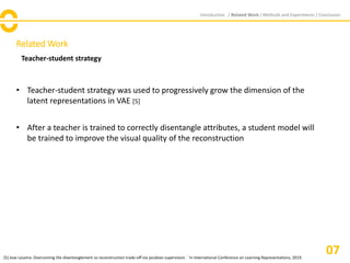 Progressive learning and Disentanglement of hierarchical ...