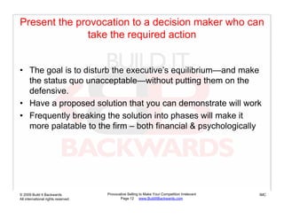 Provocative selling imc-2 | PDF