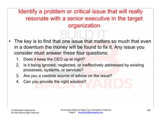 Provocative selling imc-2 | PDF