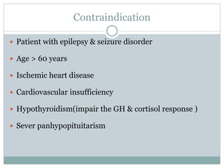 Provocative test for growth hormones | PPTX