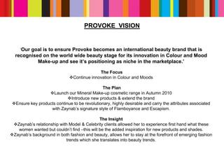 Provoke Cosmetics | PPT