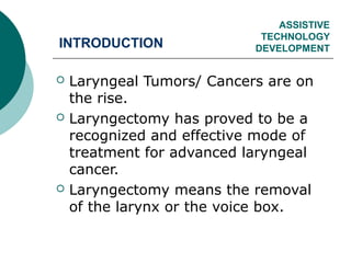 Provox voice prosthesis implantation. | PPT