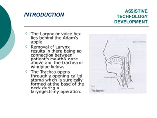 Provox voice prosthesis implantation. | PPT
