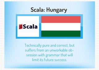 If programming languages were countries? | PPT