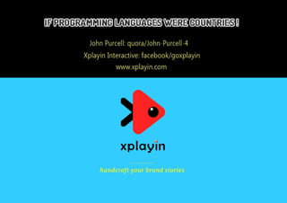 If programming languages were countries? | PPT
