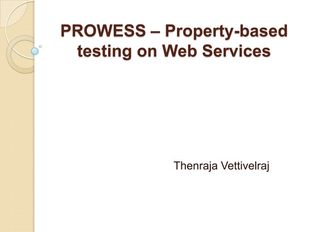 Prowess presentation | PPT