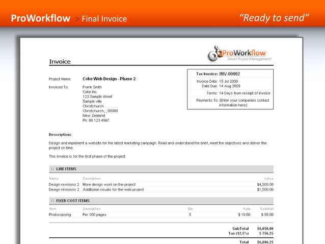 ProWorkflow - Xero Integration | PPSX