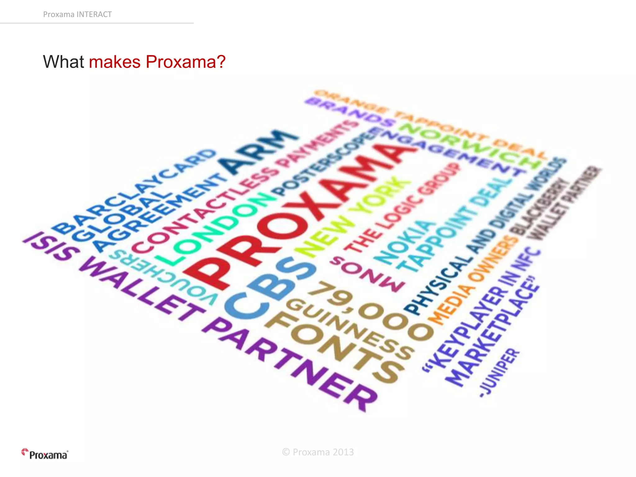 Proxama interact keynote presentation | PPT