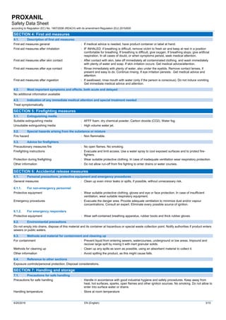 Proxanil msds | PDF