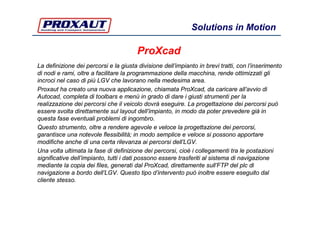Proxaut company profile 2013 | PDF