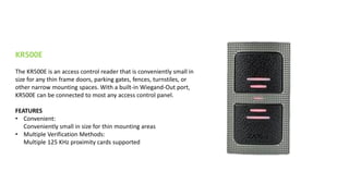 Proximity Readers for Access Control Systems | PDF