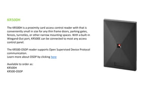 Proximity Readers for Access Control Systems | PDF