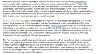 Proximity Readers for Access Control Systems | PDF | Desktop Publishing ...